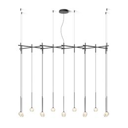 Vibia Algorithm 0845 Pendelleuchte Graphit 3500K DALI-2/Push/1-10V