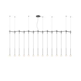 Vibia Algorithm 0840 Pendelleuchte Graphit 2700K DALI-2/Push/1-10V
