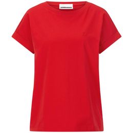 armedangels Damen-Baumwollshirt S Rot