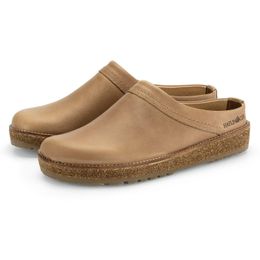 Haflinger Unisex-Lederpantoffel