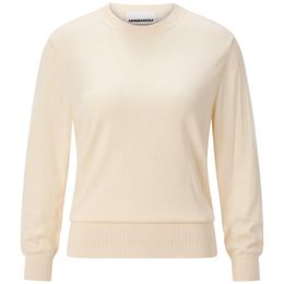 armedangels Damen-Feinstrickpullover XL Cremewei&szlig;