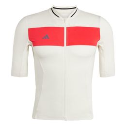 adidas Performance Funktionsshirt 'Heritage Tempo' Herren Gr&ouml;&szlig;e M rot / schwarz / wei&szlig;