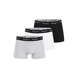 Pepe Jeans Boxershorts Herren Gr&ouml;&szlig;e S graumeliert / schwarz / wei&szlig;