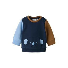 name it Sweatshirt 'NBMBOSO' Gr&ouml;&szlig;e 56 marine / hellblau / umbra