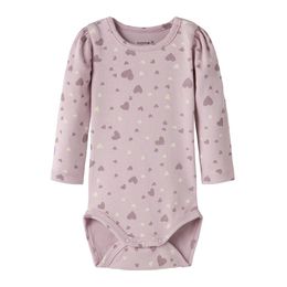 name it Body 'NBFBHEART' Gr&ouml;&szlig;e 86 creme / flieder / mauve