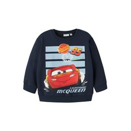 name it Sweatshirt 'NMMFRANZI' Jungen Gr&ouml;&szlig;e 98 navy / hellblau / dunkelorange / knallrot