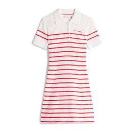 Tommy Hilfiger Kleid M&auml;dchen Gr&ouml;&szlig;e 122 rot / wei&szlig;
