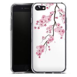 DeinDesign iPhone SE (2020) Handy Silikon H&uuml;lle Case transparent Handyh&uuml;lle Japan Aisa Cherry Blossom Silikon Case