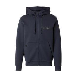 BOSS Zip-Up Hoodie 'Saggy' male Blue size L