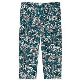 Schiesser Pajama Pants 'Mix+Relax' female Green size 46