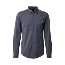 BOSS Button Up Shirt 'P-Roan' male Blue size XXL