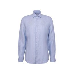 Seidensticker Business Shirt 'SMART LINEN' male Blue size 42