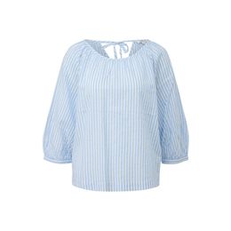 s.Oliver Blouse female Blue, White size 42