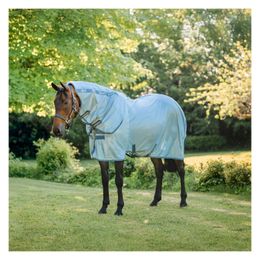 Horseware Fliegendecke AMIGO Integrated Fly Sheet heatherblue/blue/silver 115 cm