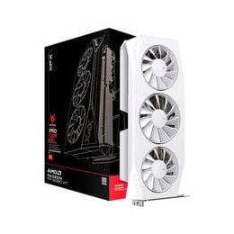 Xfx Radeon RX 9060 XT Mercury OC, Grafikkarte wei&szlig;, RDNA4, GDDR6, 2x DisplayPort, 1x HDMI 2.1