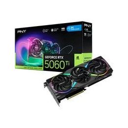 Pny Technologies GeForce RTX 5060 Ti ARGB OC 8GB, Grafikkarte DLSS 4, 3x DisplayPort, 1x HDMI 2.1