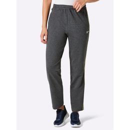 Catamaran Sports Damen Freizeithose mit Kontraststreifen, anthrazit-meliert, Gr&ouml;&szlig;e 36/38