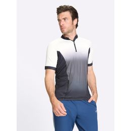Catamaran Sports Herren Funktionsshirt mit Rei&szlig;verschluss-Taschen hinten, schwarz, Gr&ouml;&szlig;e 44/46