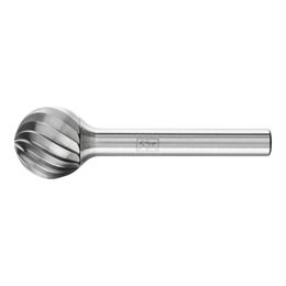 Pferd TOOLS Hartmetall Fr&auml;sstift Kugel KUD &Oslash; 16x14 mm Schaft-&Oslash; 6 mm Z1 universal grob (21112916)