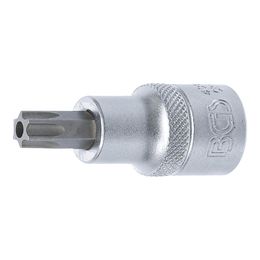 BGS-technic BGS Bit-Einsatz 4328, Antrieb Innenvierkant 12,5 mm (1/2"), T-Profil (f&uuml;r TX) mit Bohrung T50 ; BGS technic)