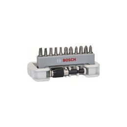 Bosch Schrauberbit-Set Extra-Hart 11-teilig PH PZ T, S 25 mm Bithalter (2608522130)