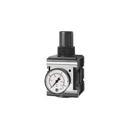Riegler Druckregler &raquo;multifix&laquo;, inkl. Manometer, BG 4, G 1, 0,5 - 10 bar (R 45 - 10)