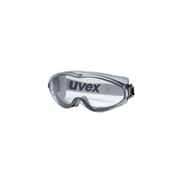 Uvex Vollsichtbrille ultrasonic, UV400 farblos supravision excellence schw/grau (9302285)
