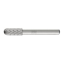 Pferd TOOLS HSS Fr&auml;sstift Walzenrundform C &Oslash; 08x20mm Schaft-&Oslash; 6 mm Z 3 universal mittel fein Spanbrecher (22411036)