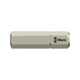Wera 3840/1 TS 6KT-Bits, Edelstahl, Schl&uuml;sselweite (z&ouml;llig) 1/4", L&auml;nge 25 mm (5071066001)