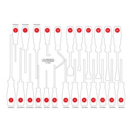 KS Tools Leere Schaumstoffeinlage zu 811.3024 (811.3024-97)