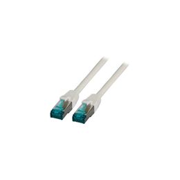 EFB Elektronik EFB-Elektronik Patchkabel Cat.6A S/FTP RJ45 EC6000A 0.15m gr (MK6001.0,15G)