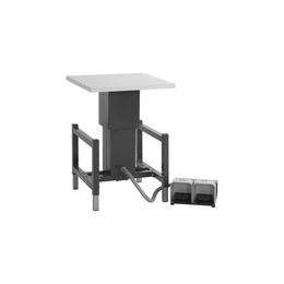 Rocholz Pneumatik-Hubtisch BxT 600x600 mm h&ouml;heneinstellbar 500-710 mm (209100)