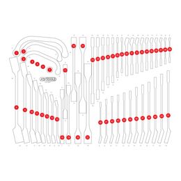 KS Tools Leere Schaumstoffeinlage zu 811.0051 (811.0051-97)