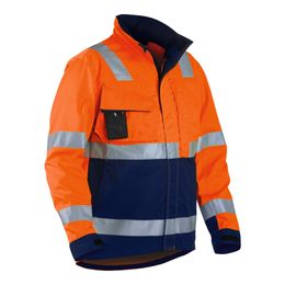 BLAKL&Auml;DER Blakl&auml;der Warnschutz-Jacke, orange / marineblau, Unisex-Gr&ouml;&szlig;e: M (406418115389M)