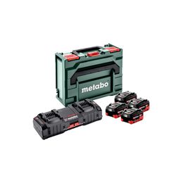 Metabo Basis Set 4 x LiHD 8.0 Ah + ASC 145 Duo + MetaboX 145 (685135000)