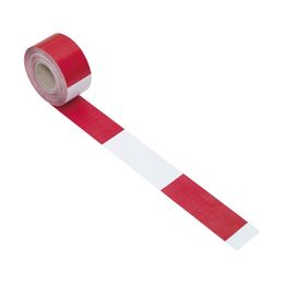 KS Tools Folien-Absperrband rot/weiss schraffiert (917.3899)