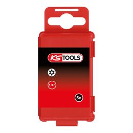 KS Tools 1/4" CLASSIC Bit TX, Bohrung, 75mm, TB8, 5er Pack (911.7701)