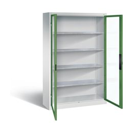 C+P Werkzeugschrank Acurado, H1950xB1200xT400mm, Front Resedagr&uuml;n, Korpus Lichtgrau (8930-055) ; C + P M&ouml;belsysteme (8930-055|S10094)
