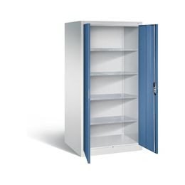 C+P Werkzeugschrank Acurado, H1950xB930xT800mm, Front Fernblau, Korpus Lichtgrau (8924-00) ; C + P M&ouml;belsysteme (8924-00|S10183)