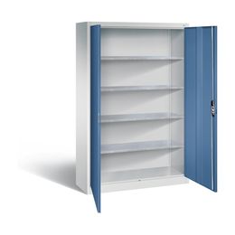 C+P Werkzeugschrank Acurado, H1950xB1200xT400mm, Front Fernblau, Korpus Lichtgrau (8930-00) ; C + P M&ouml;belsysteme (8930-00|S10570)