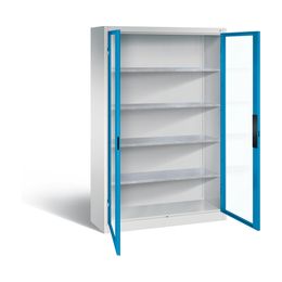 C+P Werkzeugschrank Acurado, H1950xB1200xT400mm, Front Lichtblau, Korpus Lichtgrau (8930-055) ; C + P M&ouml;belsysteme (8930-055|S10092)