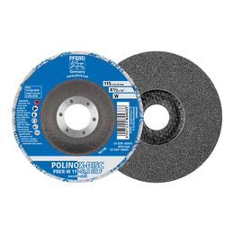 Pferd TOOLS POLINOX verpresste Vlies-Disc PNER &Oslash; 115 mm Bohrung-&Oslash; 22,23 mm Weich SIC Fein f&uuml;r Finish (44690732)