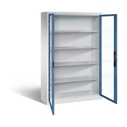 C+P Werkzeugschrank Acurado, H1950xB1200xT400mm, Front Fernblau, Korpus Lichtgrau (8930-055) ; C + P M&ouml;belsysteme (8930-055|S10110)