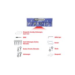 KS Tools Radio-/Navigationssystem Demontage und Montage-Satz, 18-tlg. (500.1370)