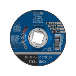 Pferd TOOLS Trennscheibe EH 125x2,4 mm X-LOCK gekr&ouml;pft Leistungslinie SG STEELOX f&uuml;r Stahl/Edelstahl (61340125)