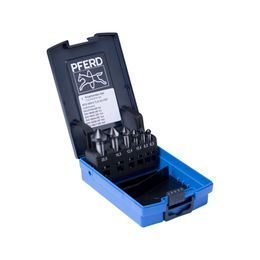 Pferd TOOLS HSS-Kegelsenker-Sets 6-tlg. DIN 335 C 90&deg; mit HICOAT-Beschichtung HC-FEP (25202160)