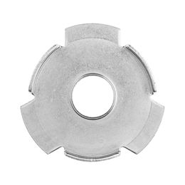 Pferd TOOLS Zubeh&ouml;r Adapterpaar f&uuml;r Rundb&uuml;rsten ungezopft breit und Composite mit Bohrung 50,8 auf 16 (43690016)