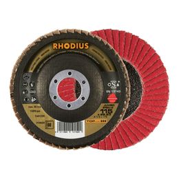 Rhodius TOPline JUMBO SPEED G F&auml;cherschleifscheibe 115 x 22,23 mm K60 (210620)