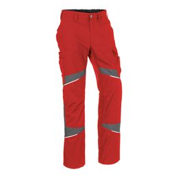 K&Uuml;BLER WORKWEAR K&uuml;bler Hose ACTIVIQ cotton+ mittelrot/anthrazit Form 2250 Gr&ouml;&szlig;e 106 ; K&uuml;bler Workwear (2250 3421-5597-106)