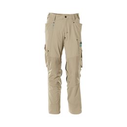 Mascot Hose mit Knietaschen, Stretchstoff Hose Gr&ouml;&szlig;e 82C58, hellkhaki (17179-311-55-82C58)